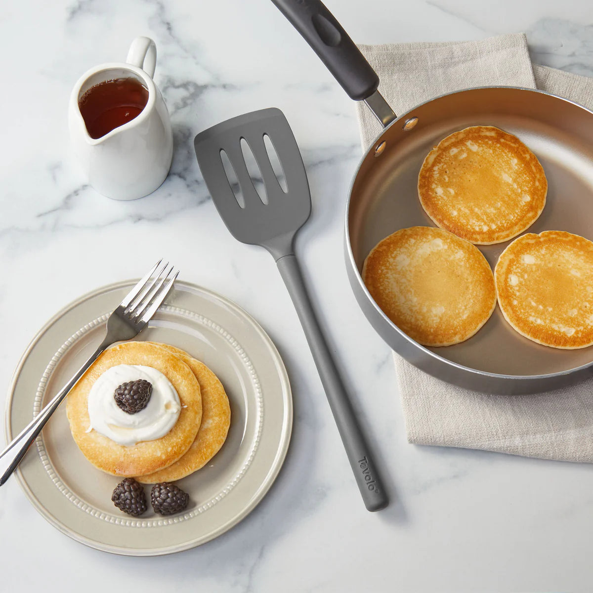 Tovolo Flex-Core Slotted Turner - Charcoal – Maison Cookware + Bakeware