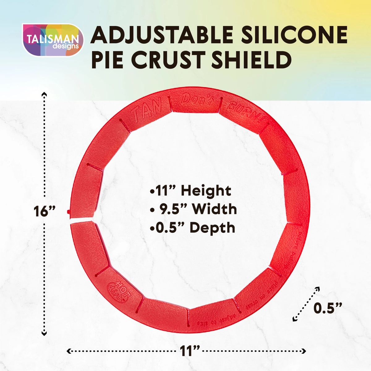 Adjustable Silicone Pie Shield – Maison Cookware + Bakeware