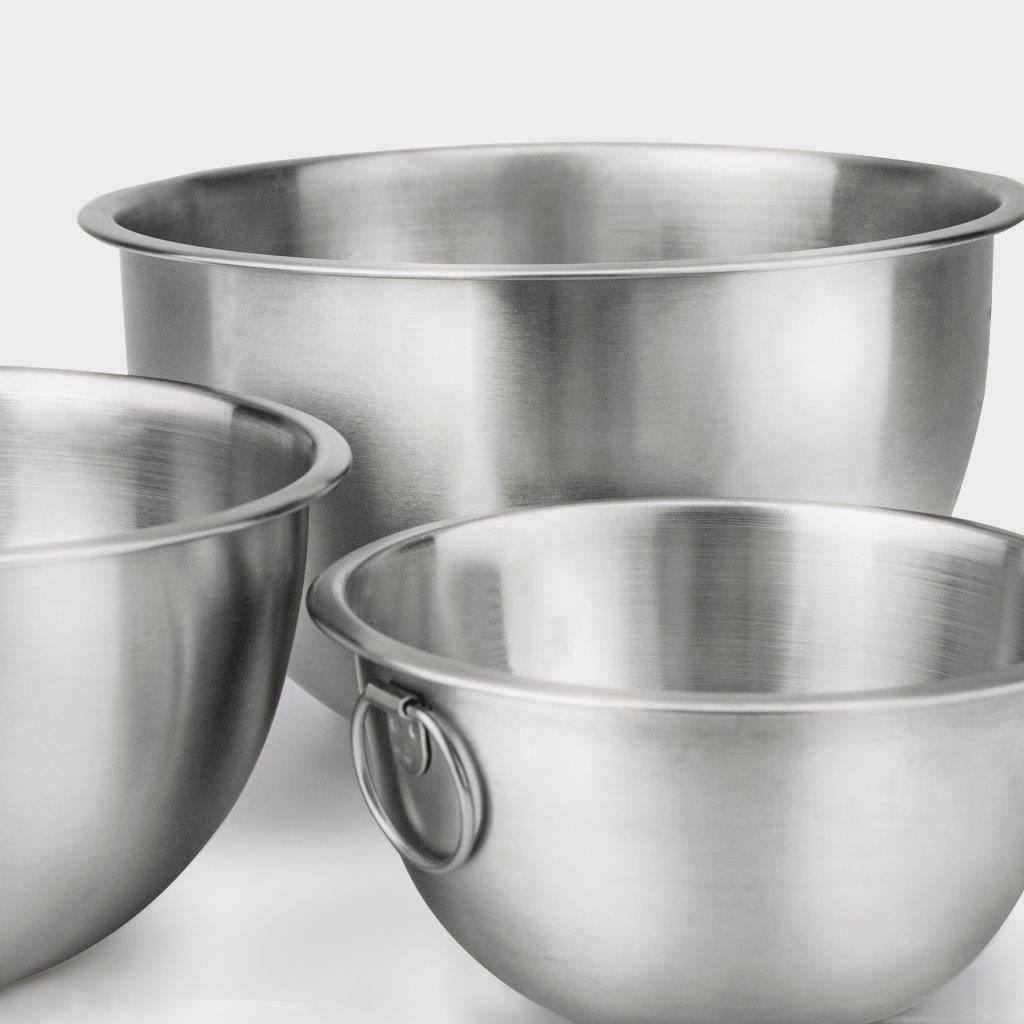 TOVOLO® Stainless Steel Mixing Bowl Set With Lids S/3 – Maison Cookware ...