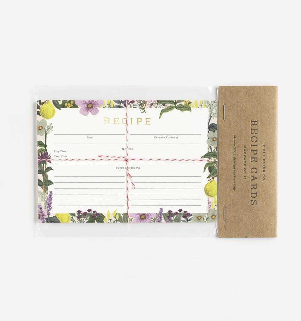 Recipe Cards - Herb Garden – Maison Cookware + Bakeware