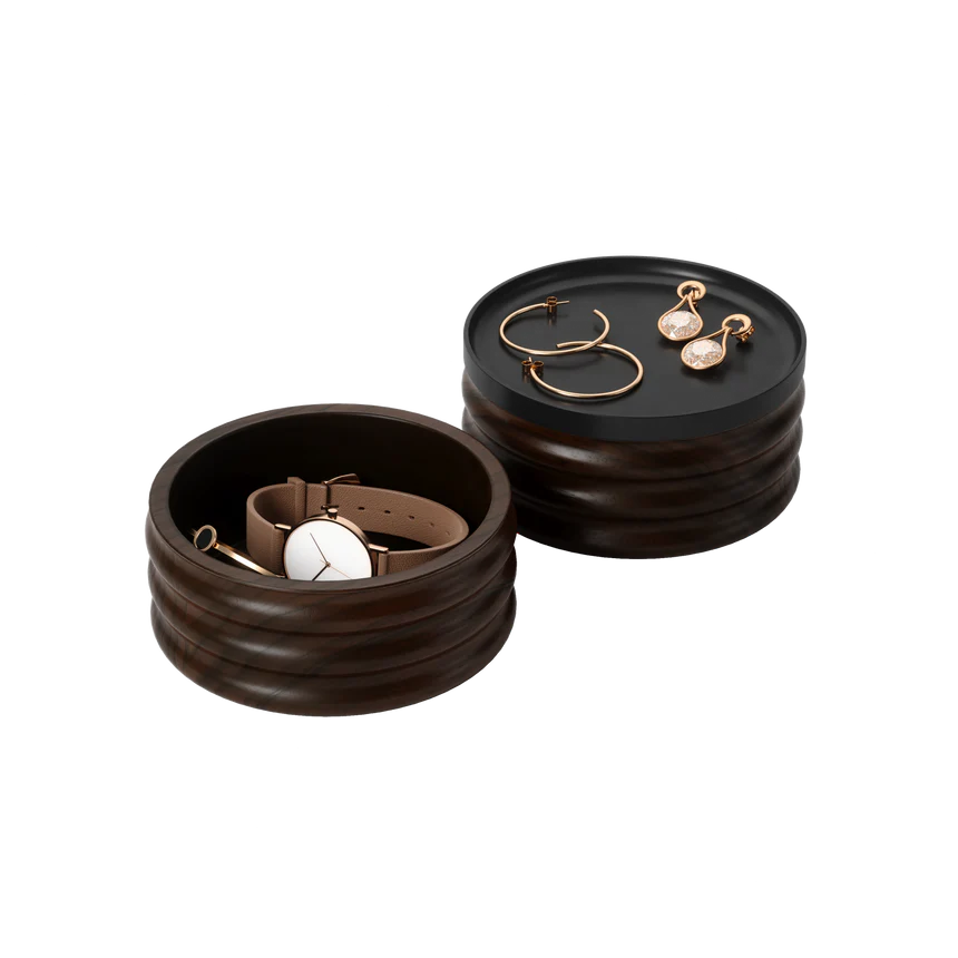 Umbra Tesora Wood Storage Box - Black-Walnut – Maison Cookware + Bakeware