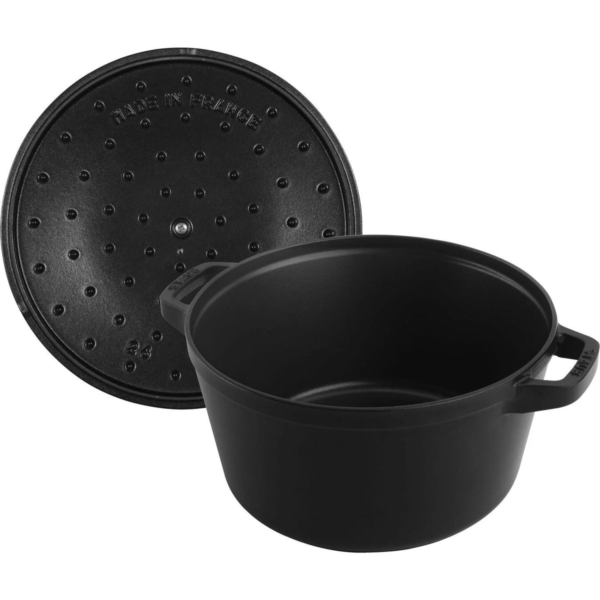 Staub 4pc Stackable Set - Black – Maison Cookware + Bakeware