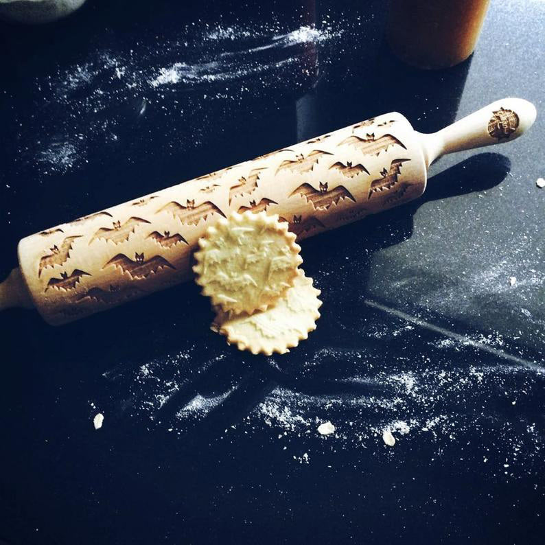 Embossed Rolling Pin - Bats **30% OFF** – Maison Cookware + Bakeware
