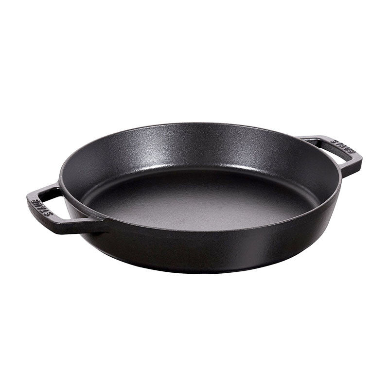 Staub Round 4.3L / 4.5-Qt , 13" Black Paella Pan – Maison Cookware ...